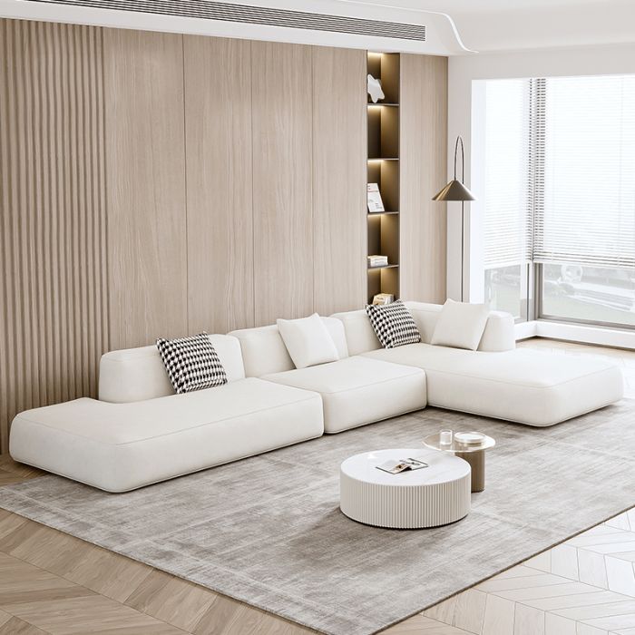 Modern microfiber couch store