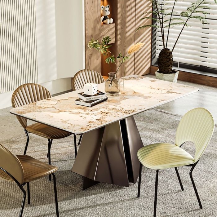 Round Table With Triangle Chairs Modern Italian Style Triangle Base ...