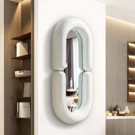 Modern Industrial Style Framed Wall Mirror - Miss City Style