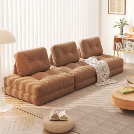 Tofu Block-Shaped Folding Modular Sofa - Miss City Style