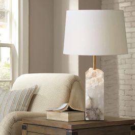 Natural Stone Base Table/Desk Lamp