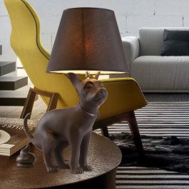 Modern Black Puppy Poop Table Lamp