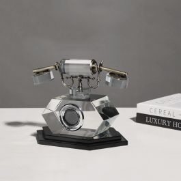 Vintage Crystal Gramophone Table Décor