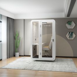 Sheet Metal Frame 2 Persons Professional Soundproof Booth